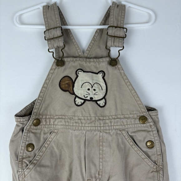 Bottoms | Vintage Sprockets 24m Tan Khaki Overalls Squirrel Y2k | Poshmark